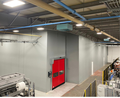 Warehouse Partitions | Heat & Dust Partition for Factories