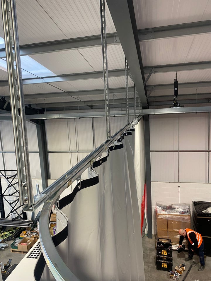 Industrial Curtain Track Installers | Curtain Fixings & Hardware