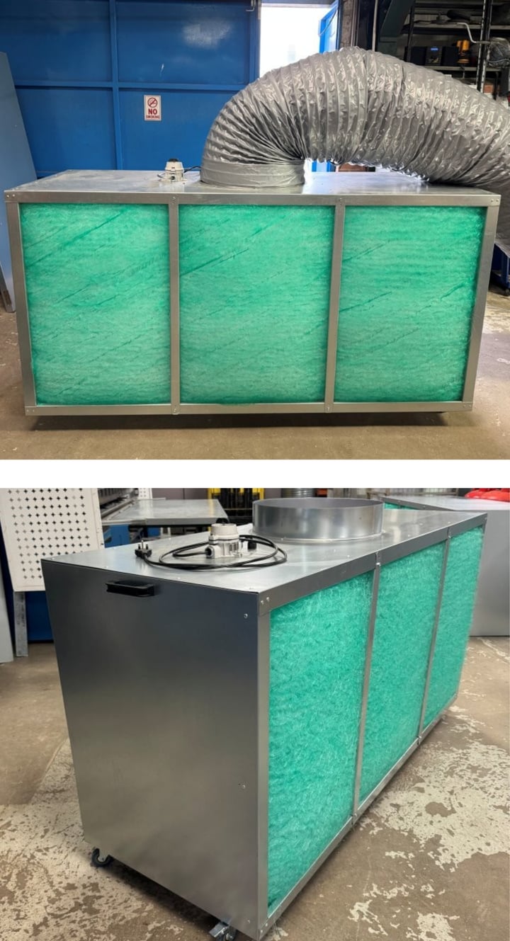 Retractable Spray Booth